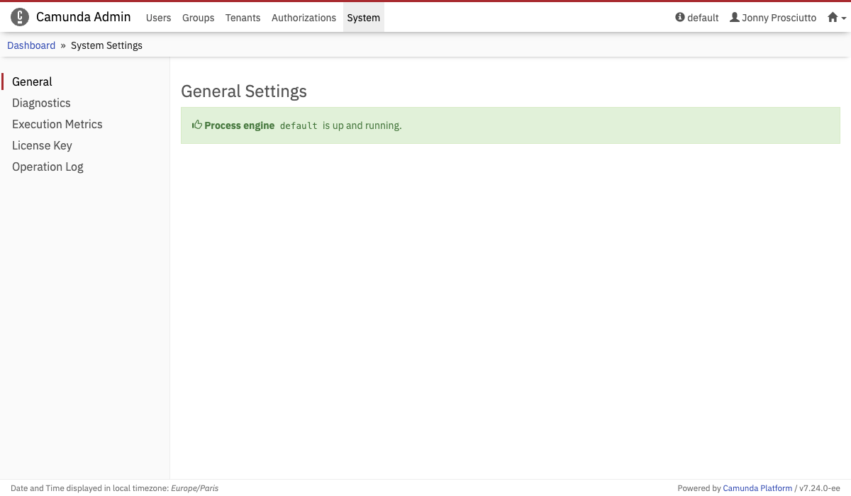 System Management | docs.camunda.org
